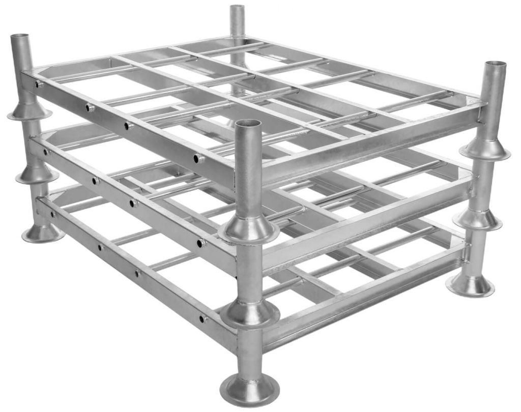 Manurack steel post pallet foldable - manufacturer Europe, Poland